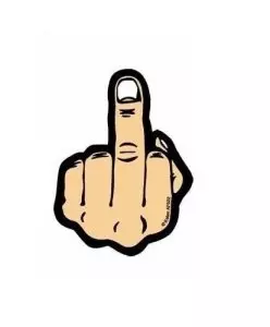 Middle Finger Car Air Freshener