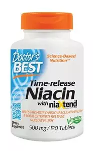 Doctor's Best Time-release Niacin con niaxtend