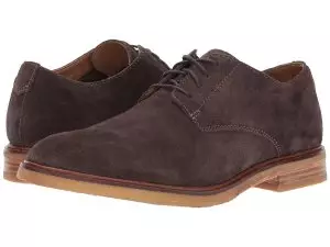 Замшевые оксфорды Clarks