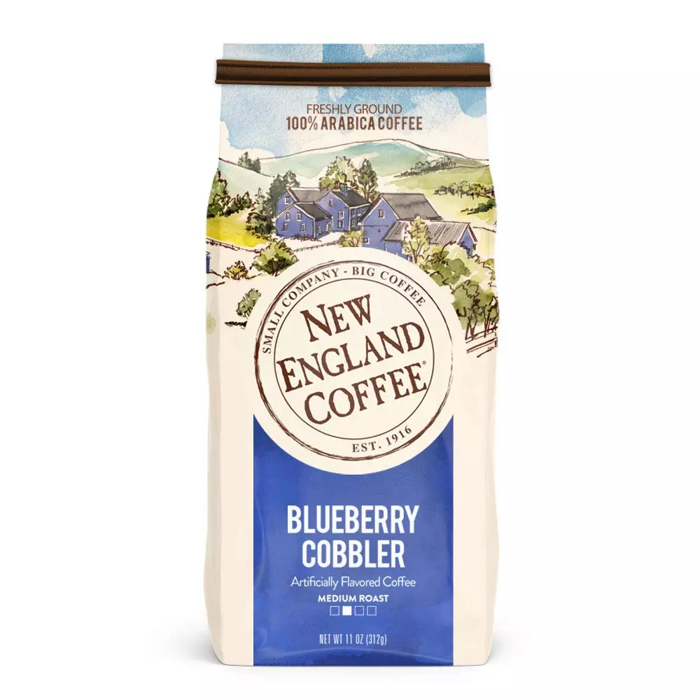 New England Coffee Blueberry Cobbler