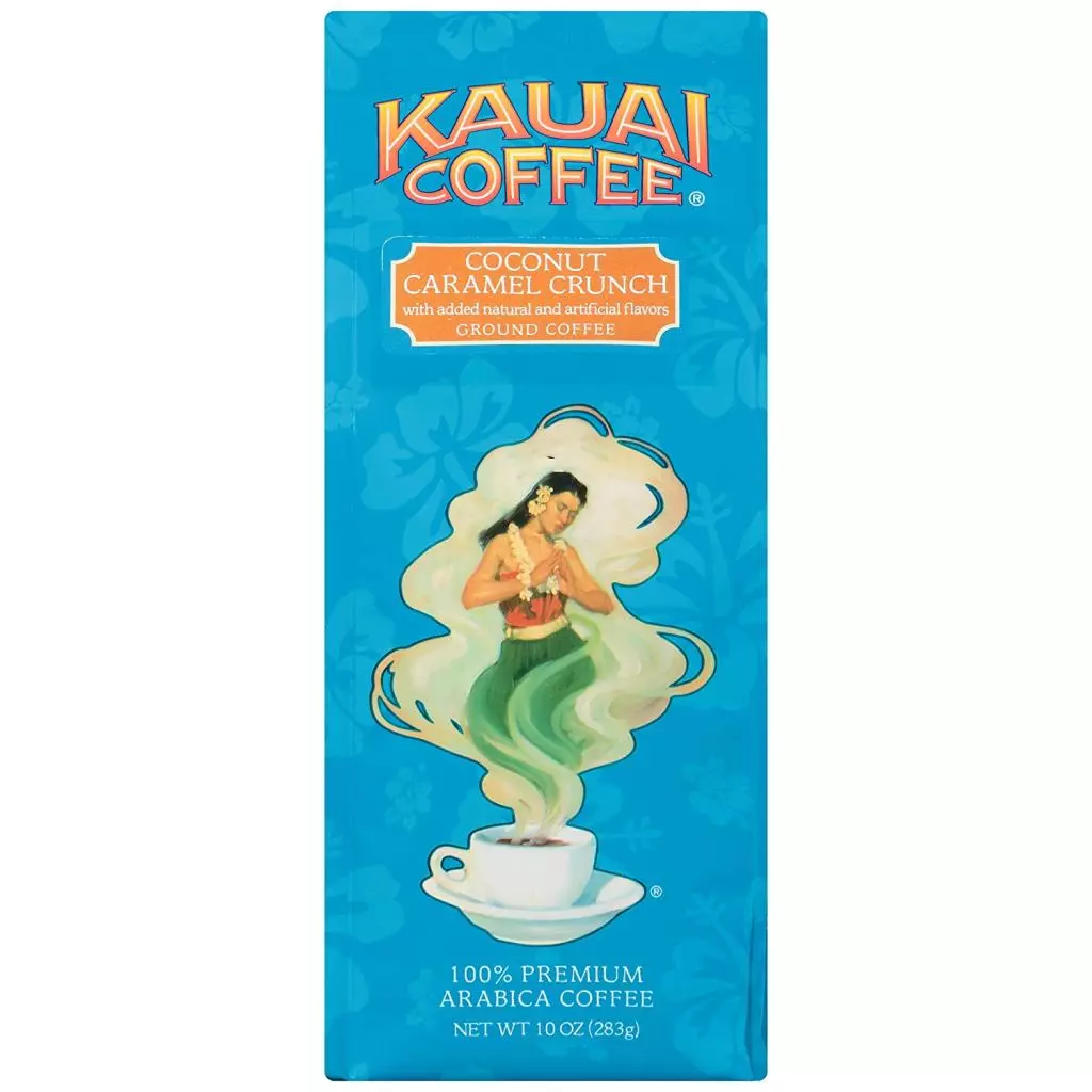Crujiente de caramelo de coco y café Kauai