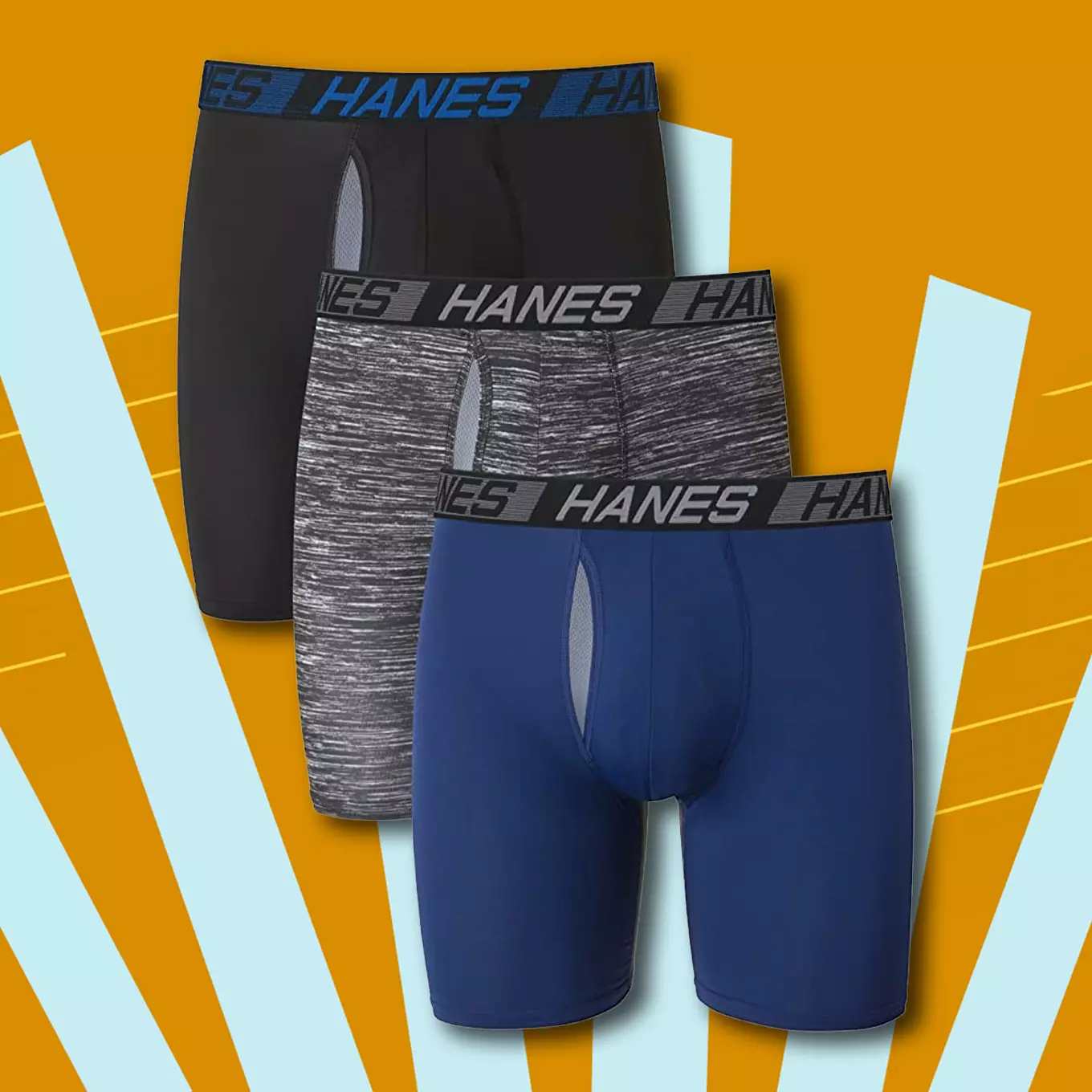 seluar dalam lelaki terbaik dan paling selesa — Hanes Sport Men’s X-Temp Boxer Brief