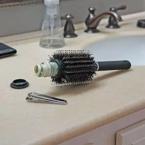 avledning säker hårborste
