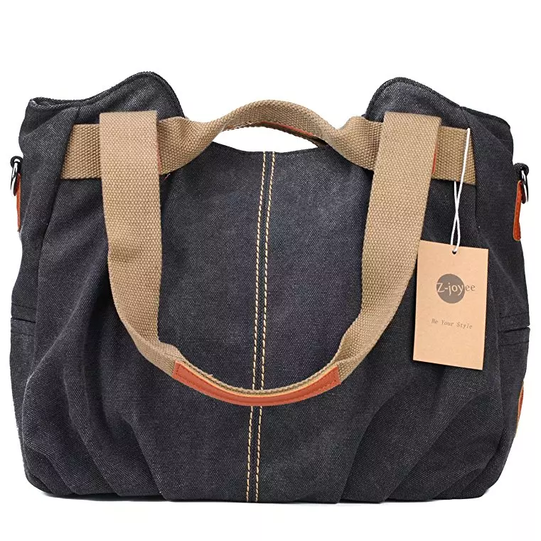 bolsos en liña bolsos máis vendidos de Amazon por menos de $60 bolsa de lona denim mom bag