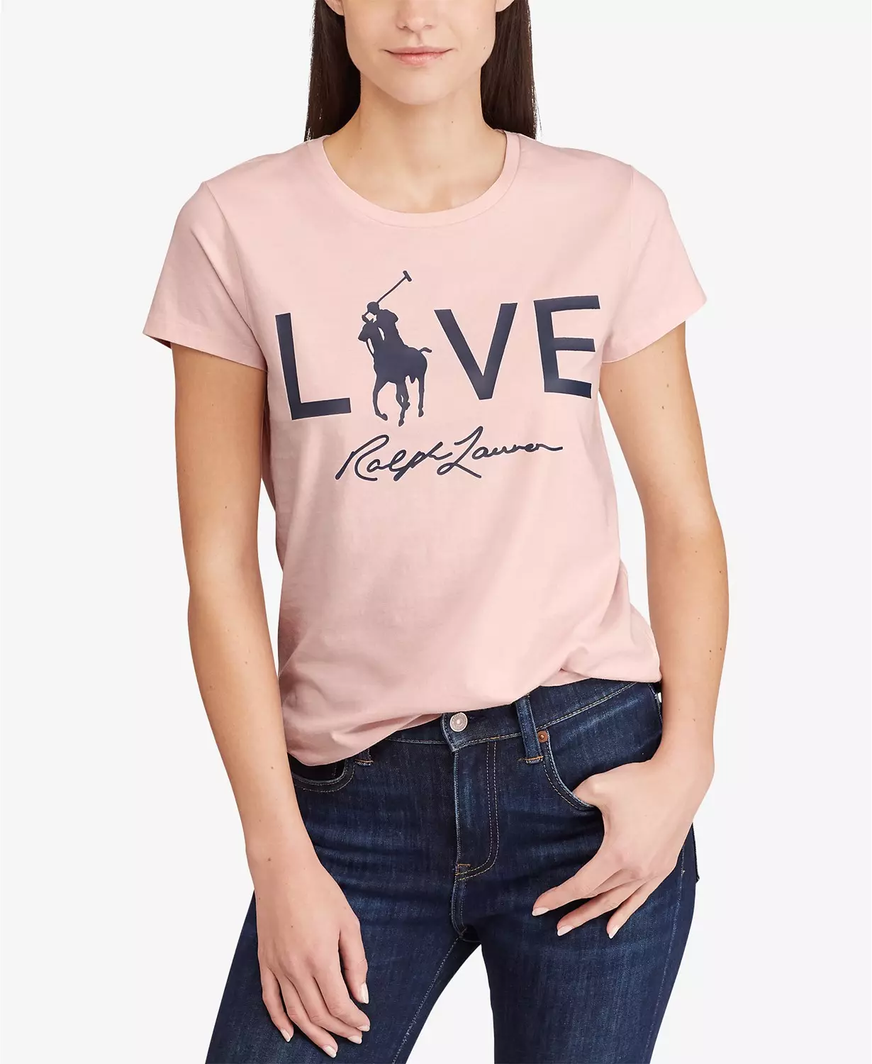 Breast Cancer Awareness Ralph Lauren T-krekls