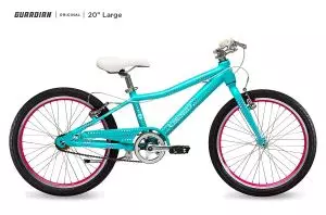 Bicicleta infantil azul em promoção