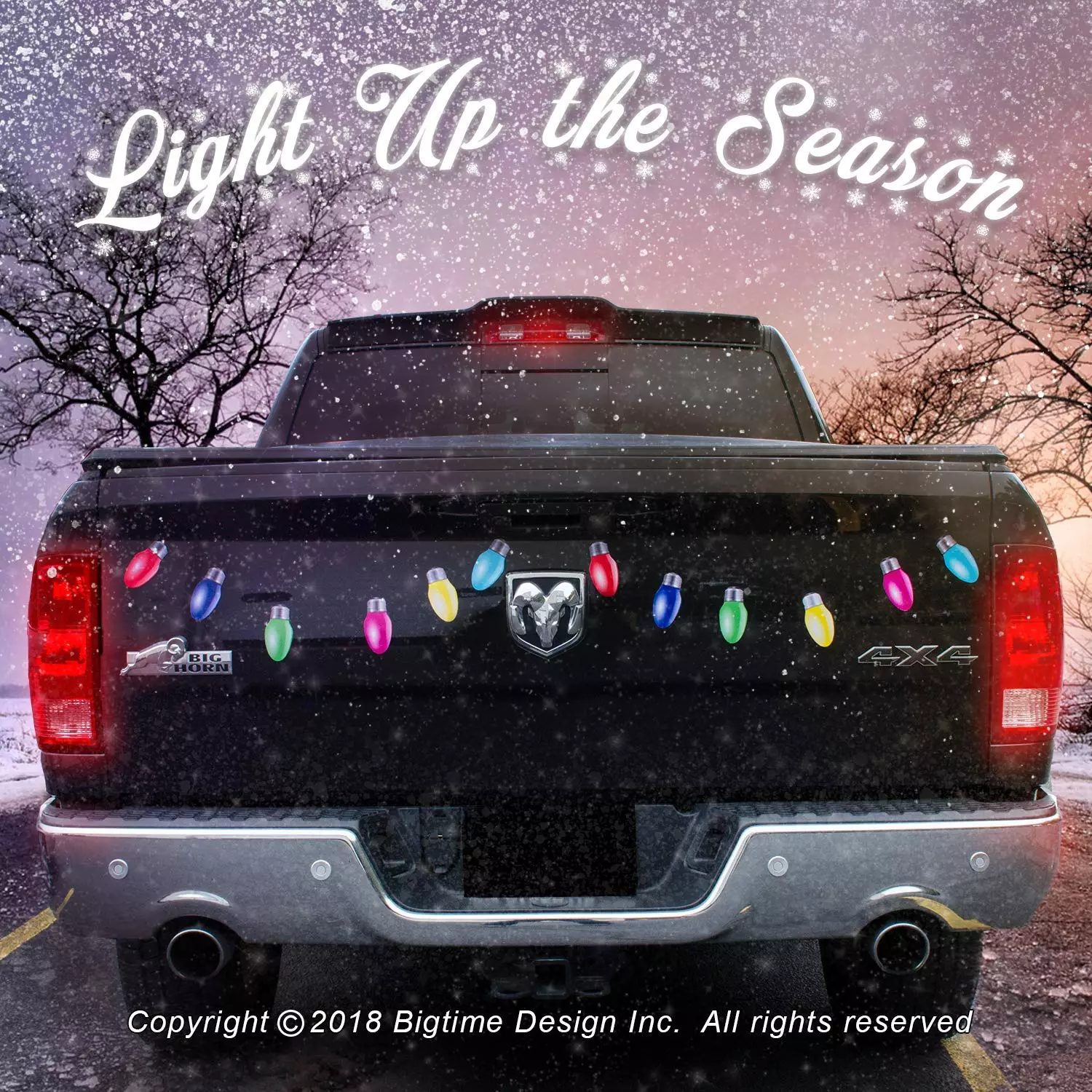 شارات ضوء عيد الميلاد للسيارة