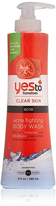 ja tegen tomaten tegen acne body wash