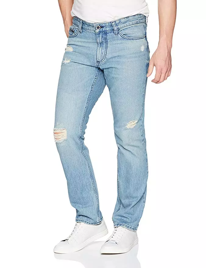 הג'ינס הקרוע הטוב ביותר אמזון מתחת לגיל 30 calvin klein mens slim fit