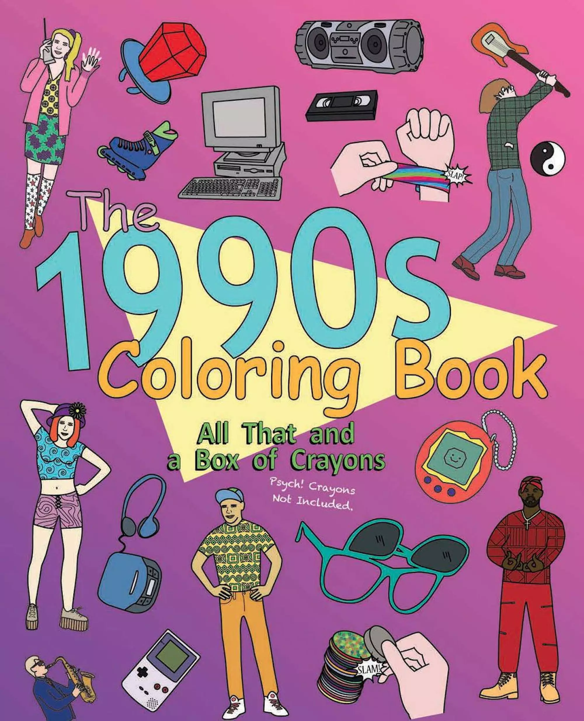 Libro da colorare anni '90