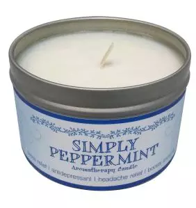 buji ya aromatherapy peppermint irwaye