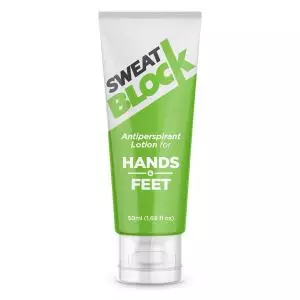 i-sweat palm yokwelapha i-sweatblock