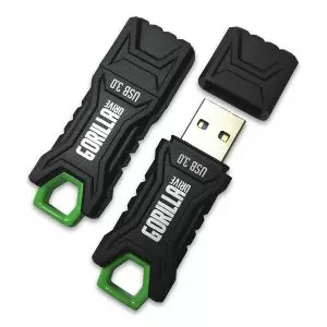GorillaDrive 3.0 အကြမ်းခံပြီး 32GB USB Flash Drive (2-Pack)