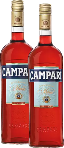 Campari-Flaschen