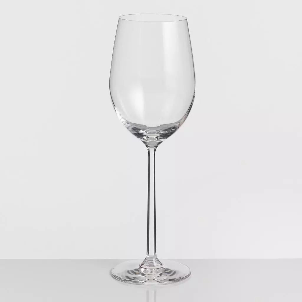 pahare de vin alb supradimensionate cu tijă lungă