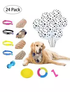 Sharlity Dog Birthday Partéi Supplies Kit