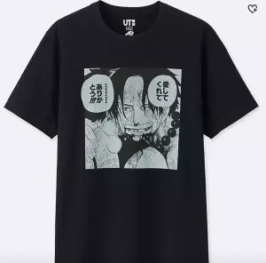 Japonska manga majica s kratkimi rokavi