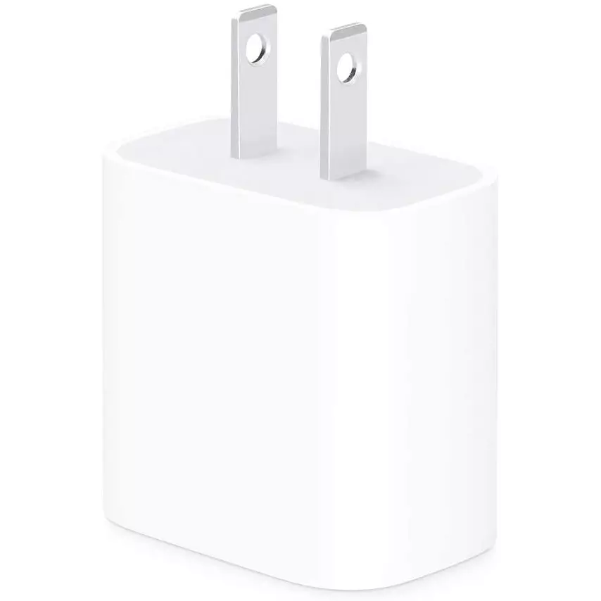 उत्तम आईफोन चार्जरहरू - Apple 20W USB-C पावर एडाप्टर