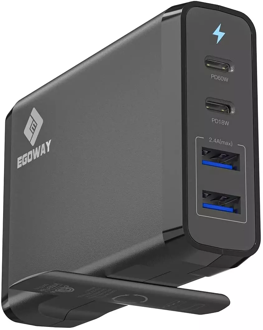 nejlepší nabíječky pro iPhone — E Egoway 4-Port Charger; nejlepší nabíječky pro iphone