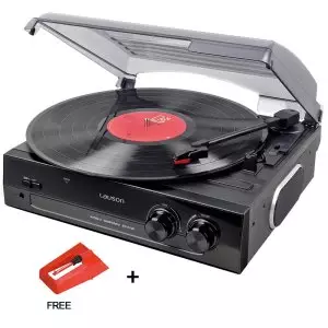 Lauson CL502 เครื่องเล่นแผ่นเสียง USB Vinyl-to-MP3 เครื่องเล่นแผ่นเสียง