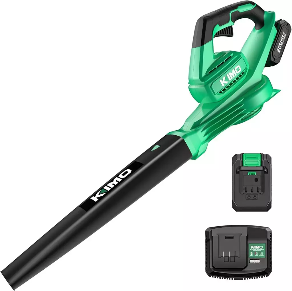 Kimo-20V-Cordless-Electric-Leaf-Blower, Meilleurs aspirateurs à feuilles