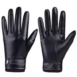 Yechando Yevakadzi PU Leather Touchscreen Gloves