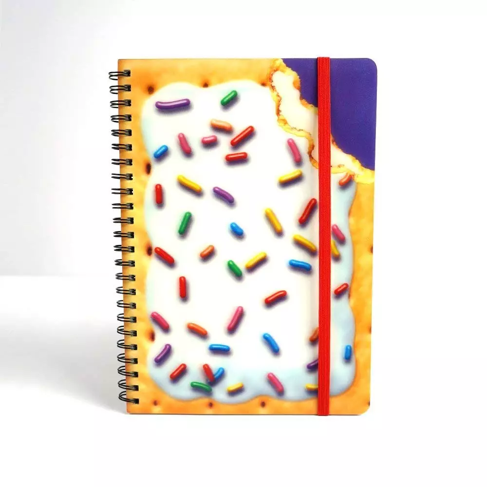 os mellores cadernos de espiral con menos de 20 dólares novidade Kellogg's pop-tarts 3d