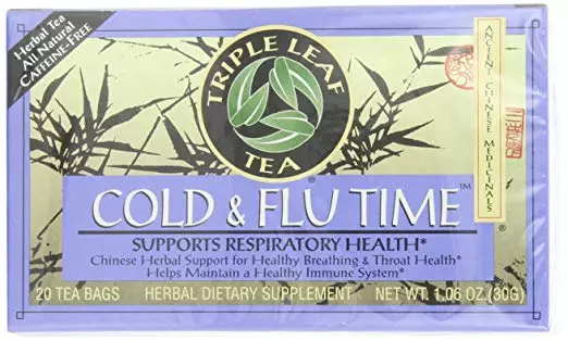 fundamentos da temporada de gripe amazon 2018 fique saudável chá de folha tripla tempo de resfriado e gripe