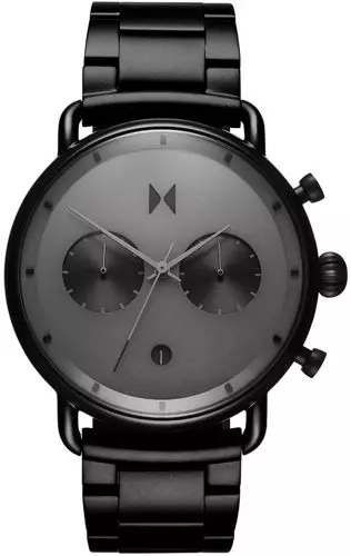 MVMT Blacktop นาฬิกาอะนาล็อกสีดำ