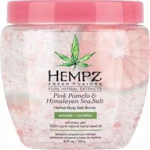 hempz pink pomelo at Himalayan sea salt body scrub