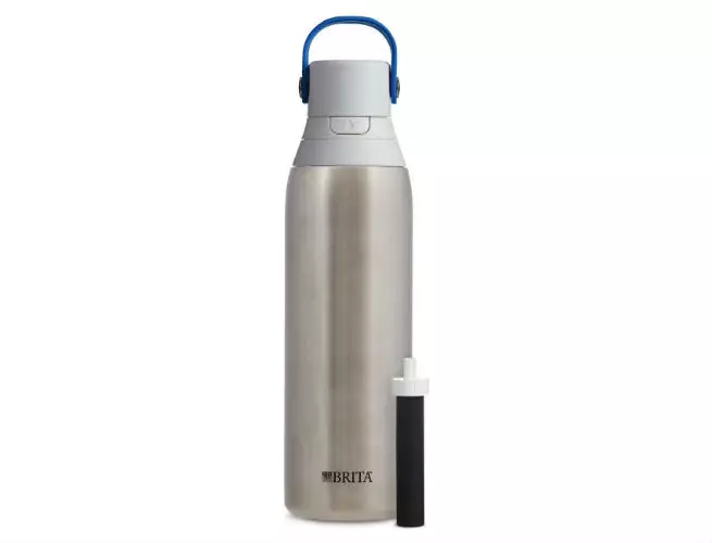 पानीको बोतल बिल्ट-इन फिल्टर: ब्रिटा पानी