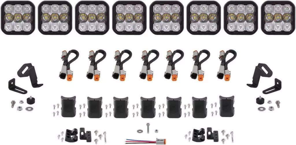 Diode-Dynamics-SS5-CrossLink-8-Pod-LED-Umucyo-bar