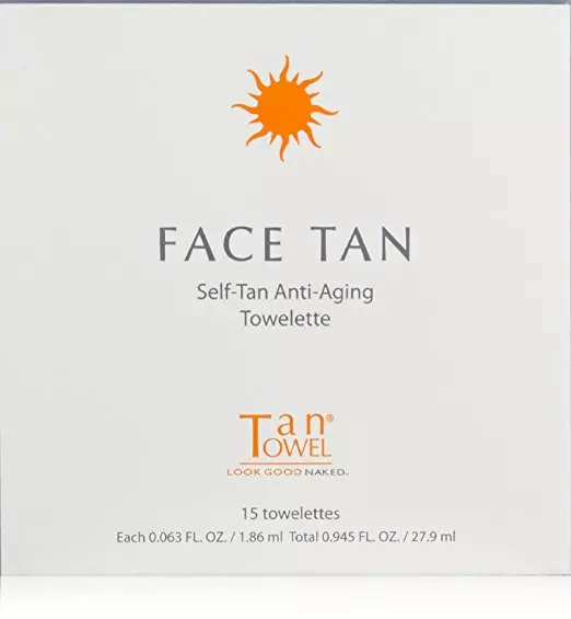 pinakamahusay na self tanner facial face towel anti-aging towelette