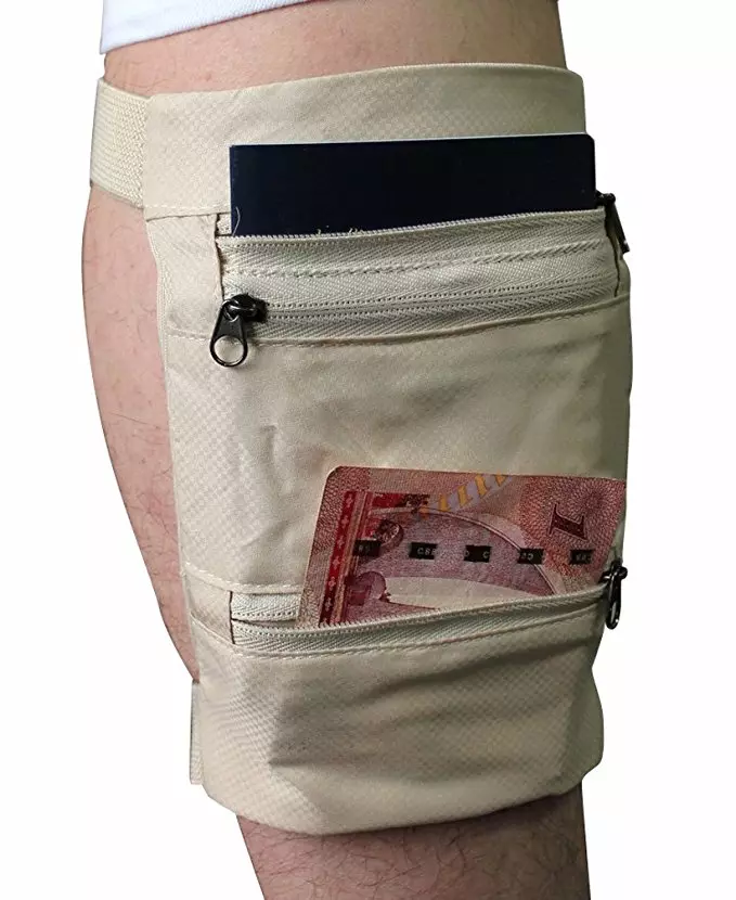 alternativas de cinturón de dinero mejores billeteras ocultas para la pierna de viaje