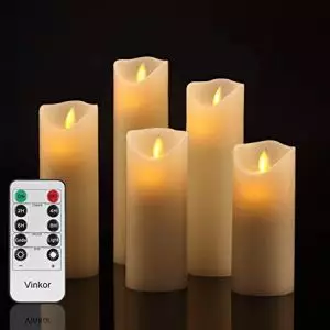 Vinkor Flameless Candles Battery Operated Candles Amazon