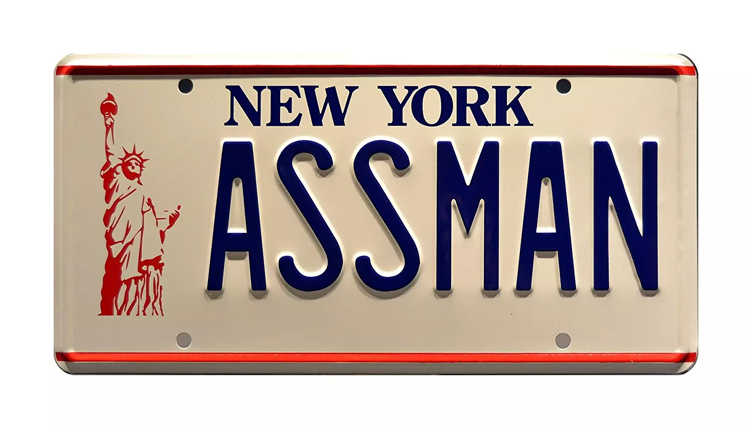 Assman vanity plate amazon