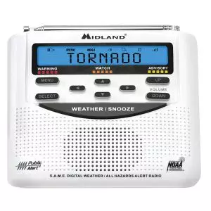 Radio de alertă meteo de urgență Midland NOAA