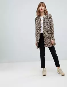 Cappotto Stradivarius leopardato Asos