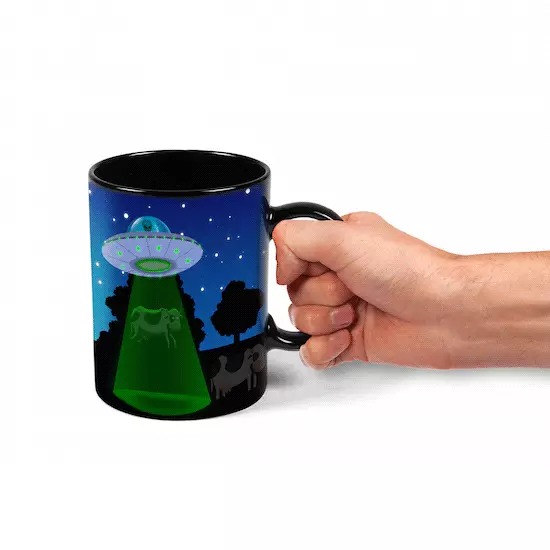 UFO Alien Abduction Mug