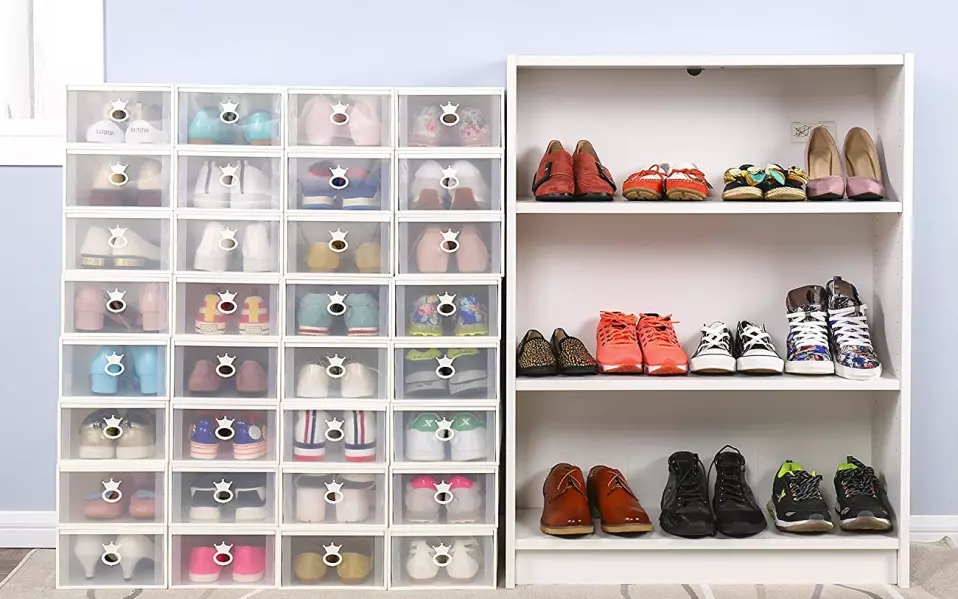 Mellores caixas de almacenamento de zapatos: como