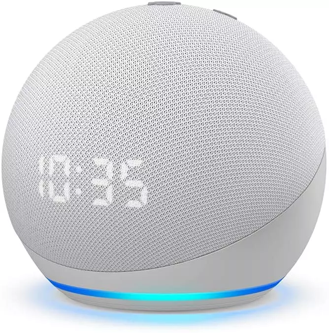 Echo Dot Smart Speaker සහ Clock, හොඳම තාක්ෂණික තෑගි 2022