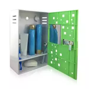 Bathroom Locker Shower Shelf