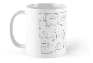 Office Floor Plan Mug