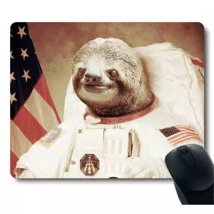 i-sloth astronaut mousepad