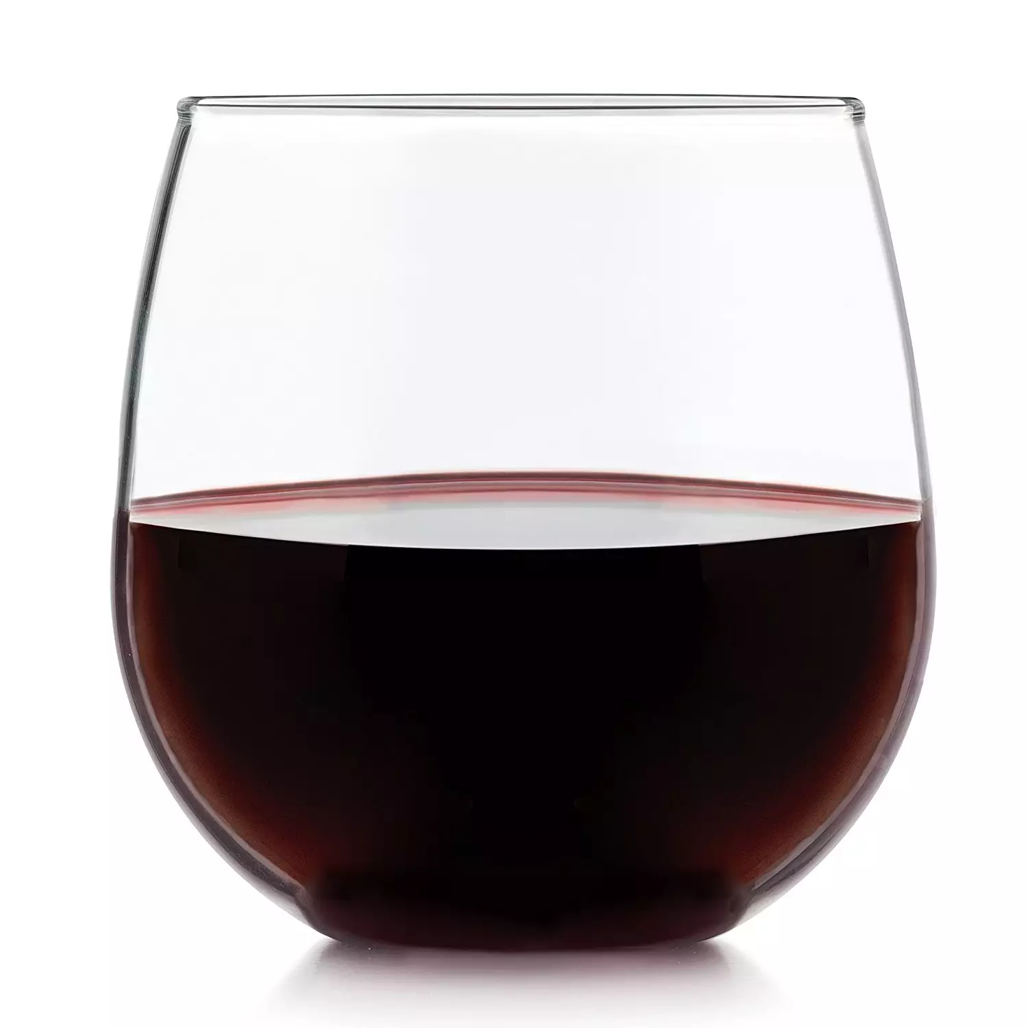 Stielloses Rotweinglas