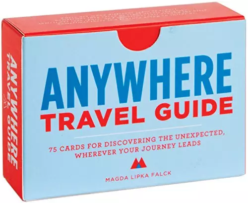 nápady na cestovní dárky promoce představuje kartu průvodce po toulkách kdekoli