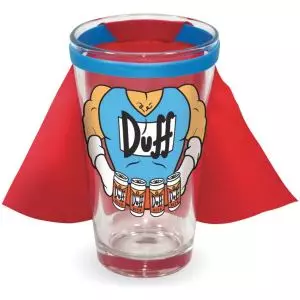 Simpsons Duffman Caped Pint Glas
