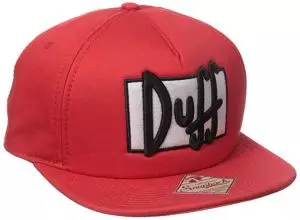 Gorra de sombreiro axustable Duffman de The Simpsons Duff Beer