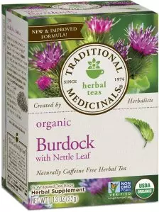 suplemen untuk teh burdock ginjal energi