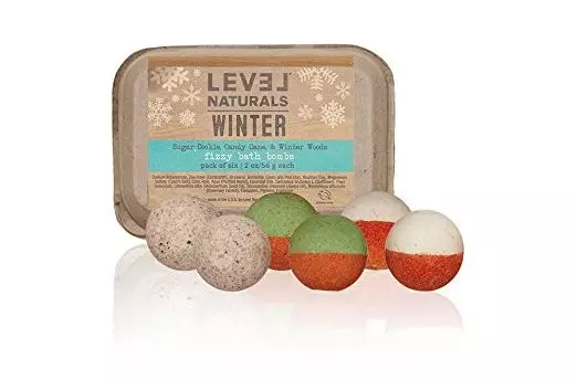 Limited Edition Winter Bath Bombs van Level Naturals